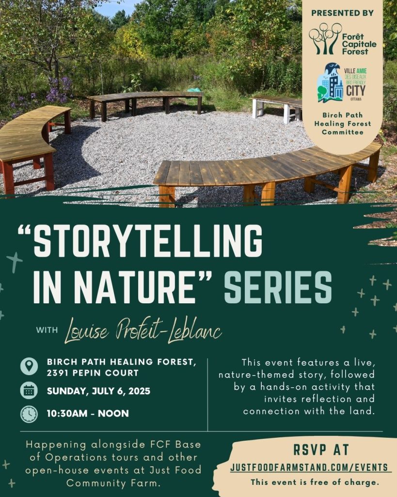 Storytelling in Nature Series with Louise Profeit-Leblanc - capitalforest